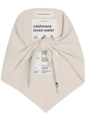 Extreme Cashmere X N°35 Bandana Cashmere-Blend Triangle Scarf